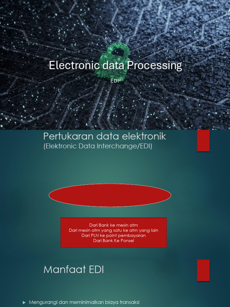 Materi 2B Electronic Data Processing | PDF