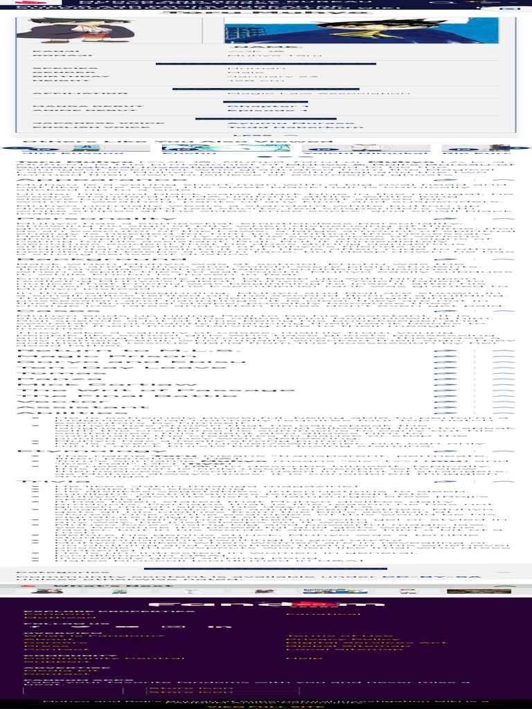 Toru Muhyo Muhyo and Roji's Bureau of Supernatural Investigation Wiki ...