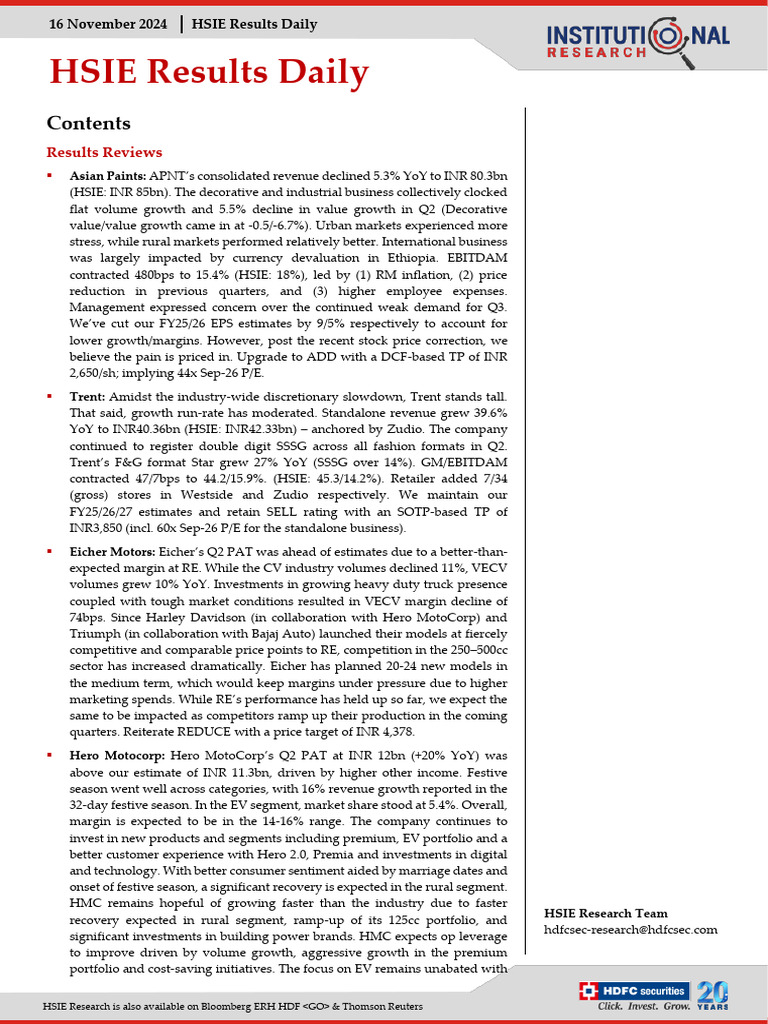 HSIE Results Daily - 16 Nov 24 - HSIE-202411160824389508992 | PDF ...