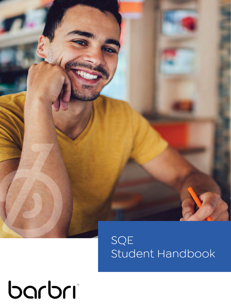 BARBRI SQE Prep Student Handbook | PDF | National Health Service | Mental Health
