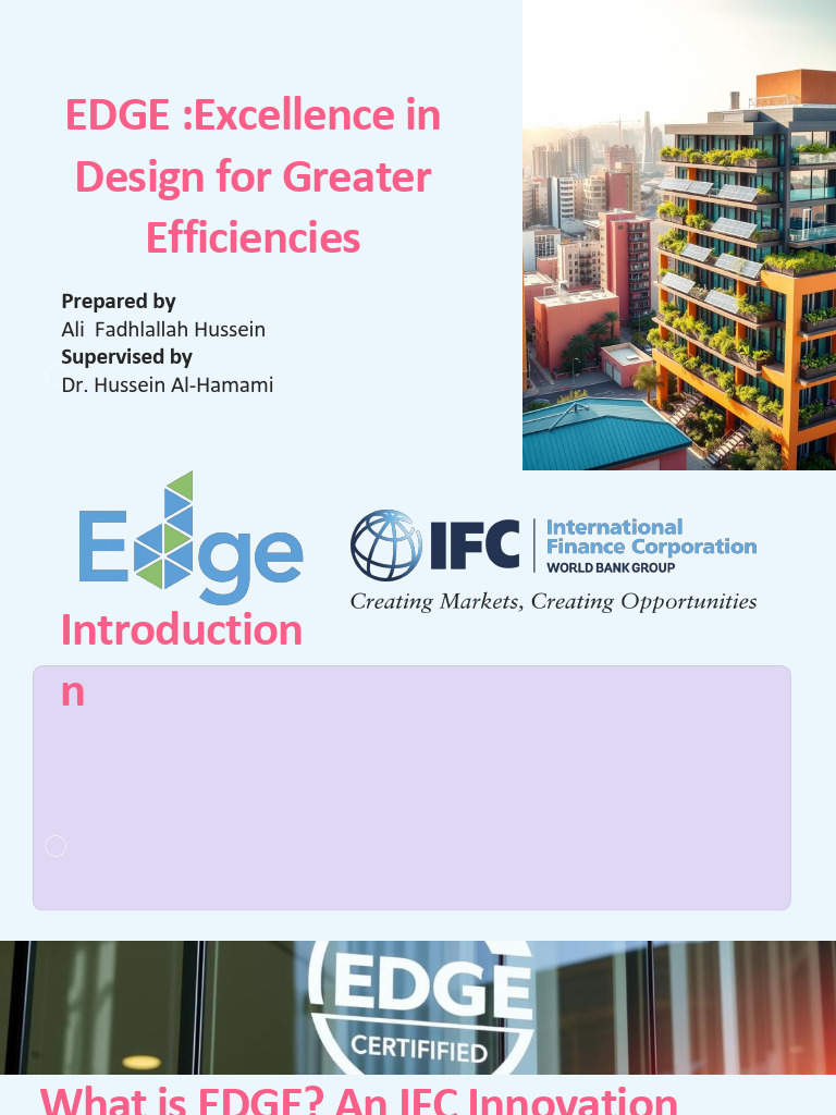 EDGE Excellence in Design For Greater Efficiencies | PDF | Green ...