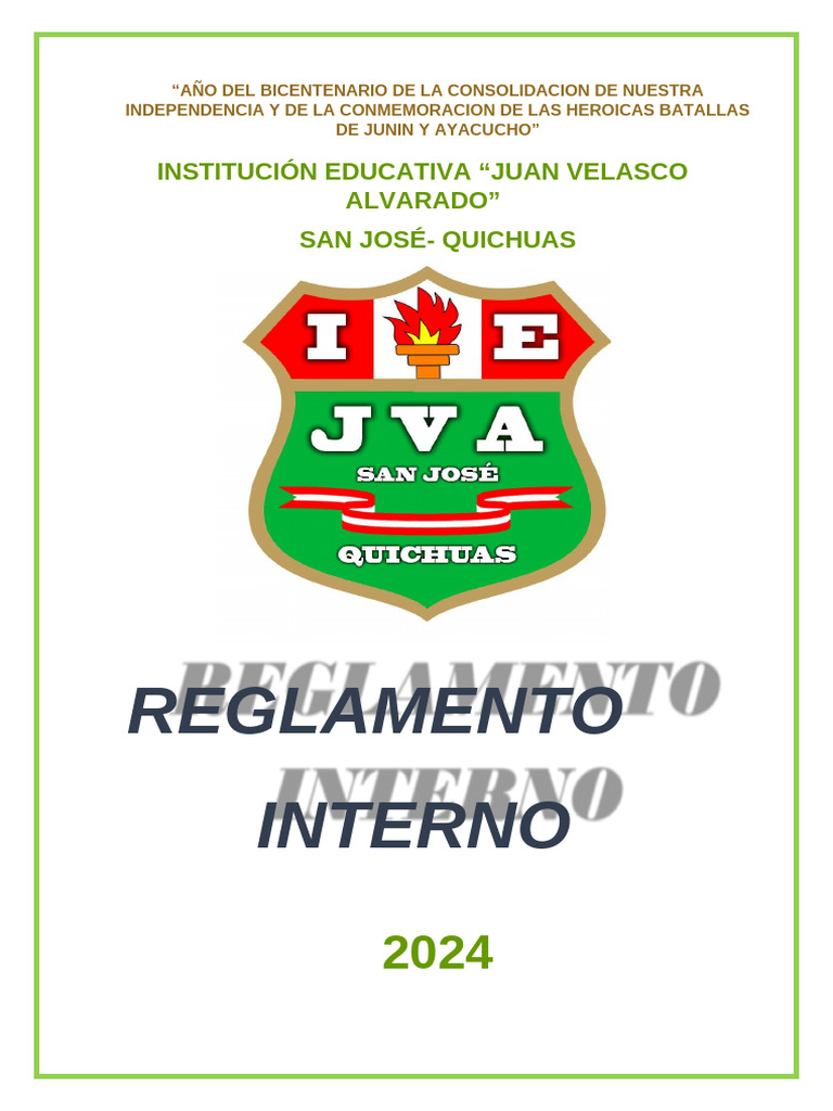 Rin Ie. Jva 2024 - Actualizado - Julio | PDF | Maestros | Institución
