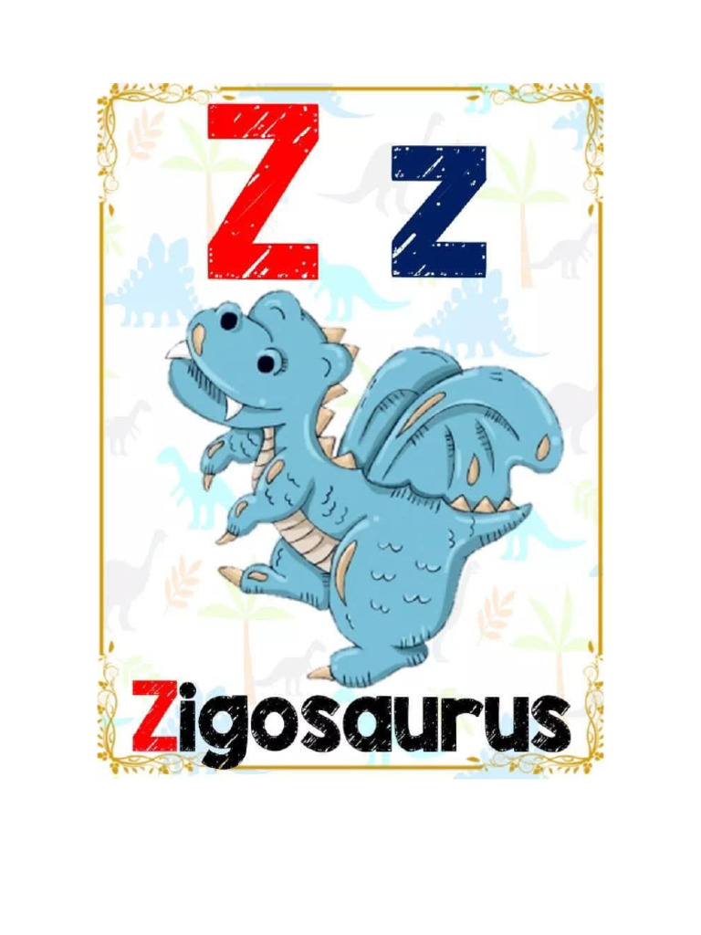 Abecedario Dinosaurios | PDF