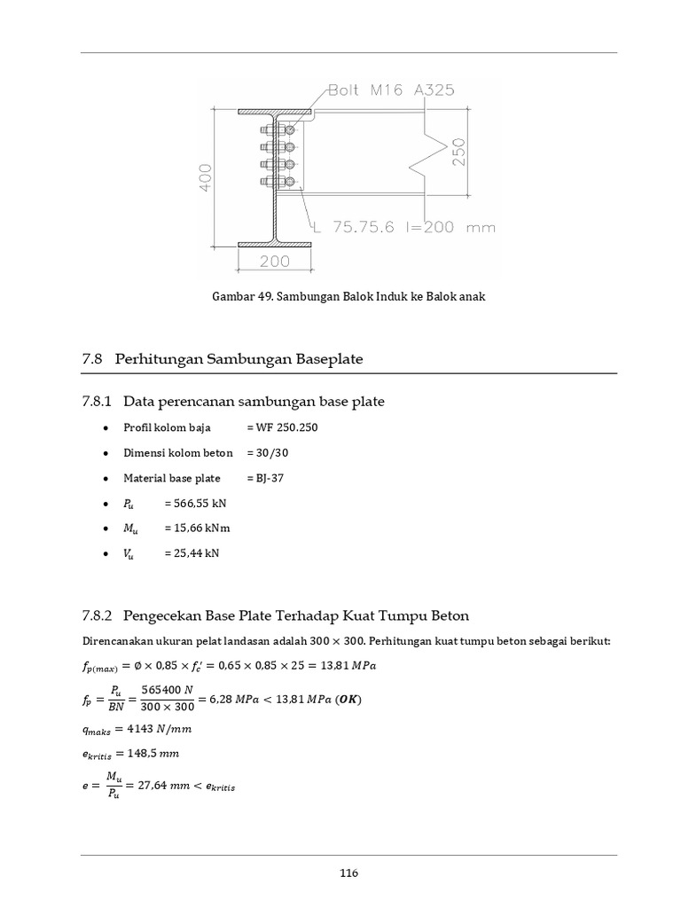 Sambungan Base Plate | PDF