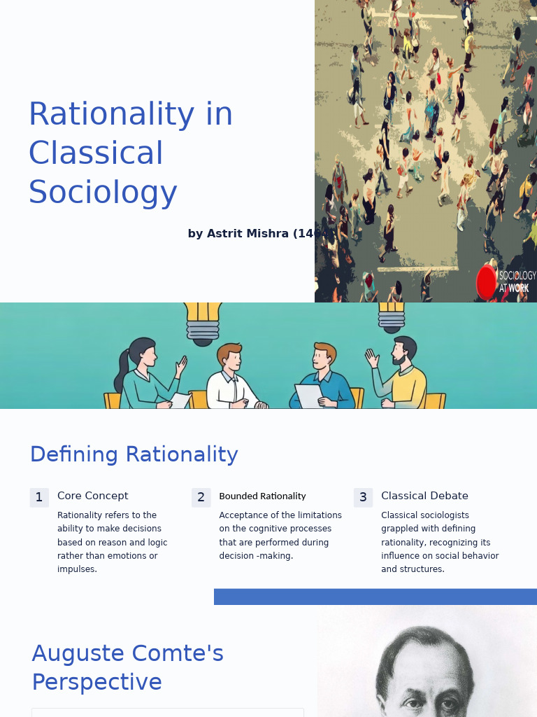 Rationality in Classical Sociology | PDF | Rationality | Sociology