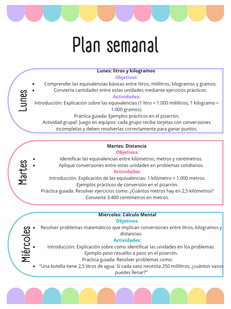 Plan de Clase Semanal Llamativo Tono Pastel - 20241216 - 143315 - 0000 ...