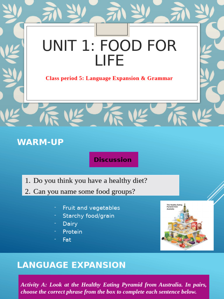 Grade 11 - Unit 01 - Period 5 | PDF