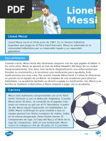 Lionel Messi Actividades | PDF