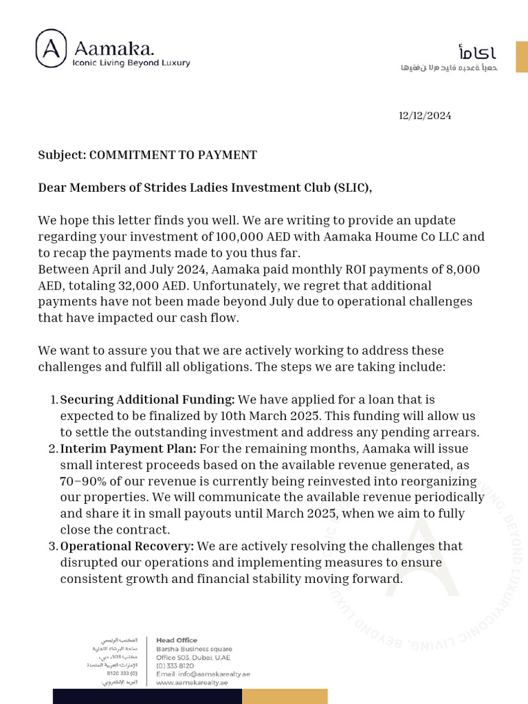 Aamaka Letter Slic PDF | PDF