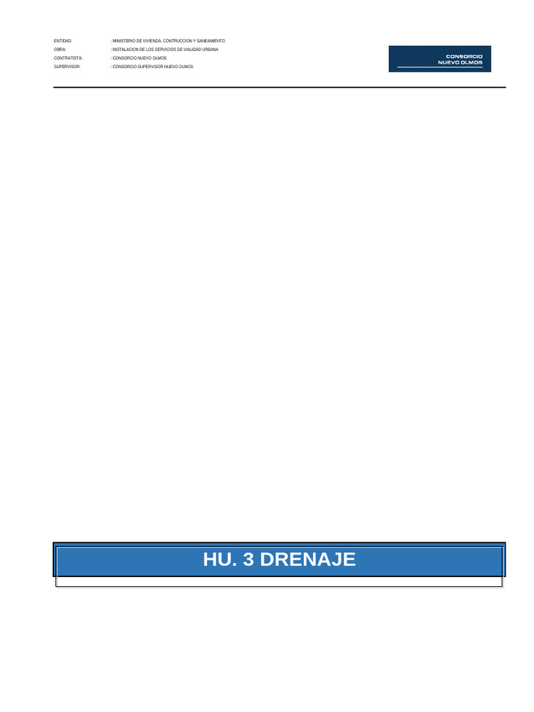 HU. 3 DRENAJE | PDF | Ingeniería hidráulica