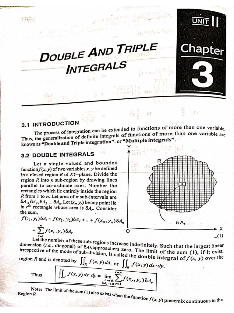 Double Triple Integration | PDF