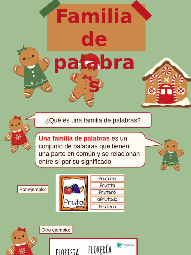 Familia de Palabras Viernes 8 de Noviembre | PDF