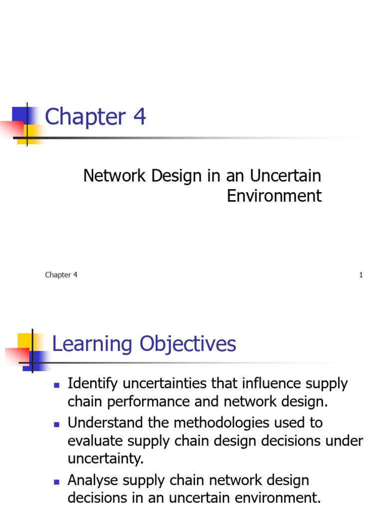 ch04-SC Network Design in Uncertain Condition | PDF | Discounted Cash ...