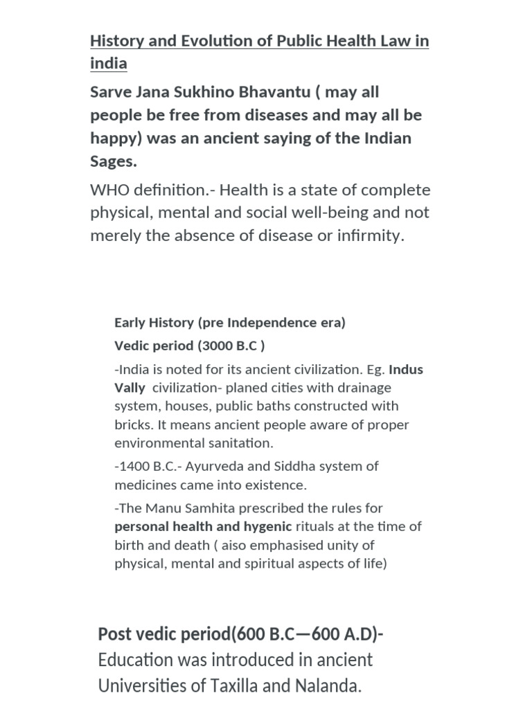 History of PH Law | PDF | Ayurveda | Health Care