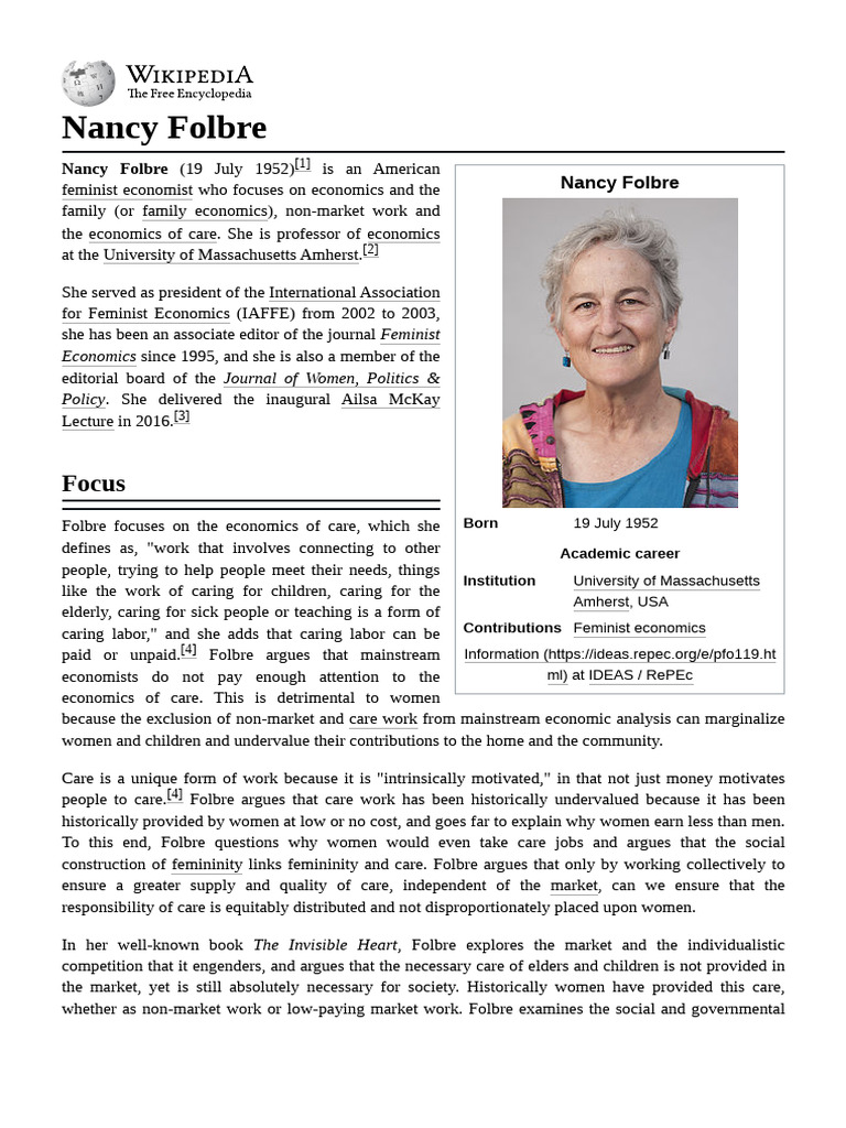 Nancy_Folbre | PDF | Economies