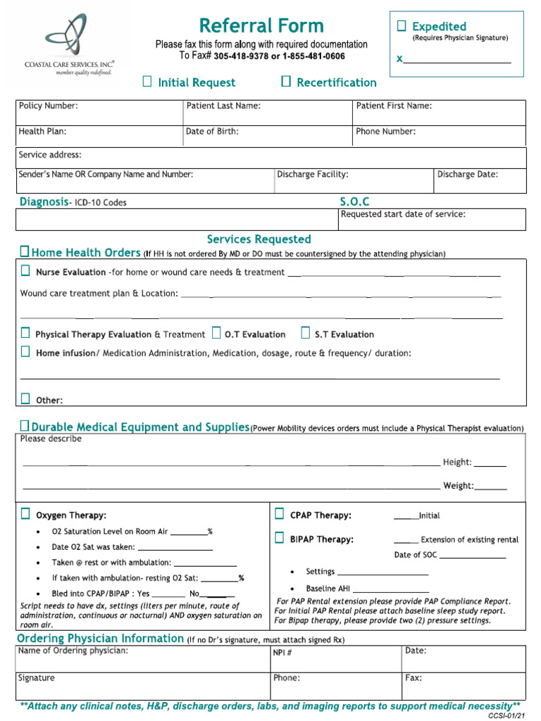 Coastal Auth Form | PDF