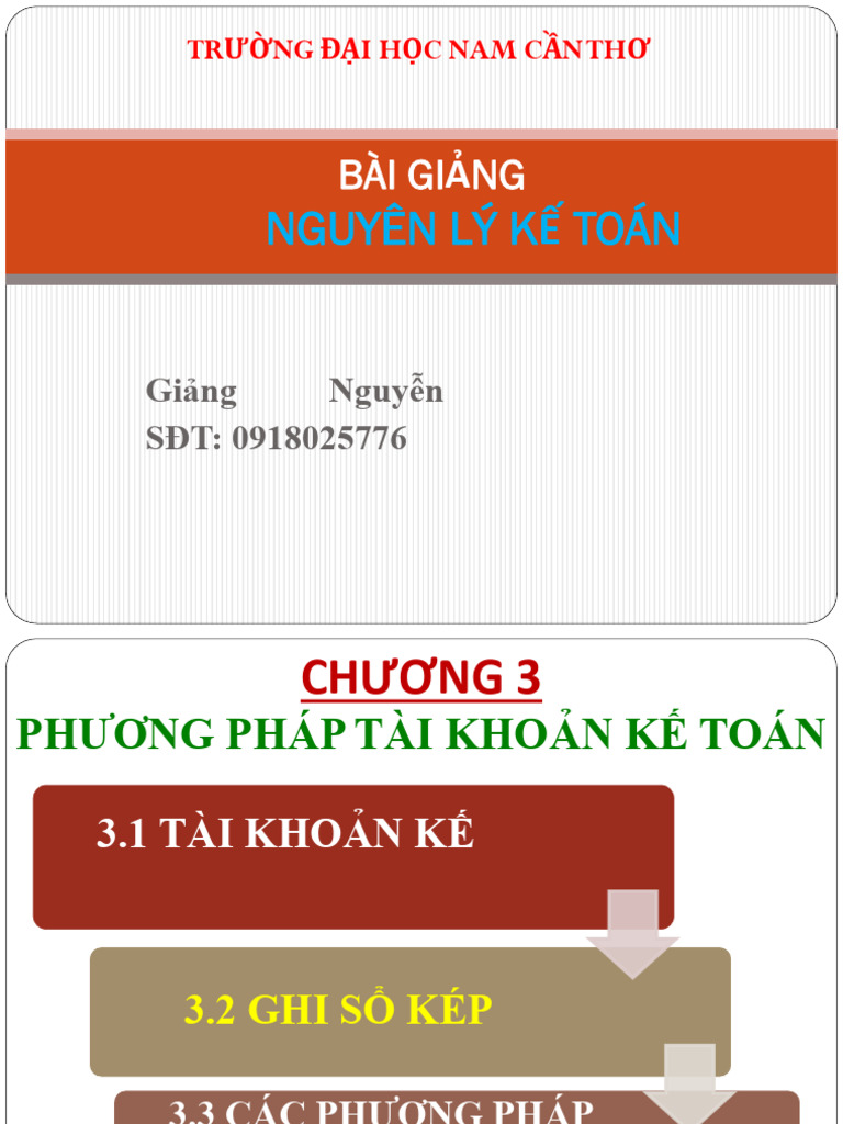 Chuong 3 Phuong Phap Tai Khoan Ke Toan | PDF