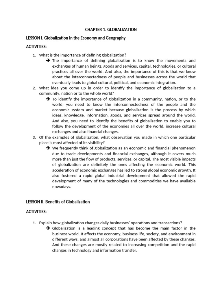 The Contemporary World | PDF | Globalization | Human Migration