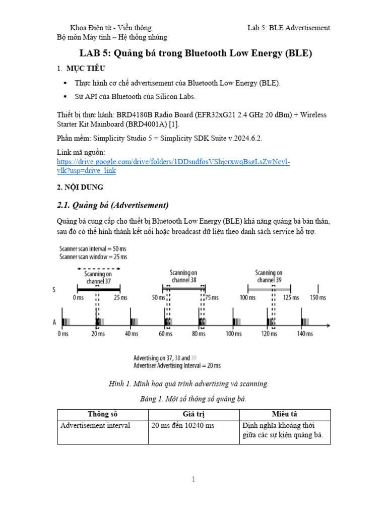 Lab 5 BLE ADV | PDF