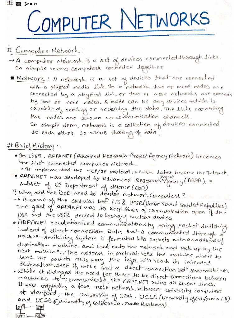 Cn Handwritten Notes | PDF