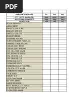 Daily Rejection Analysis Sheet | PDF | Electric Heating | Pipe (Fluid ...