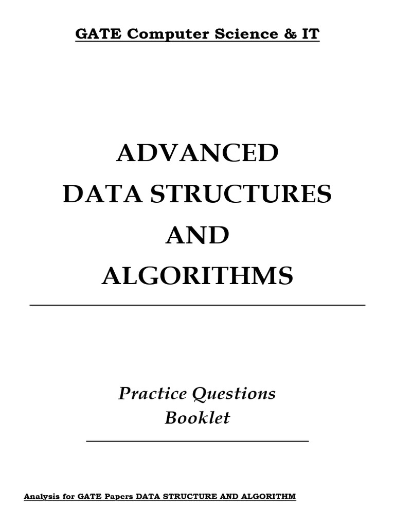 Advanced DSA Sheet 2023 | PDF | Time Complexity | Theoretical Computer Science