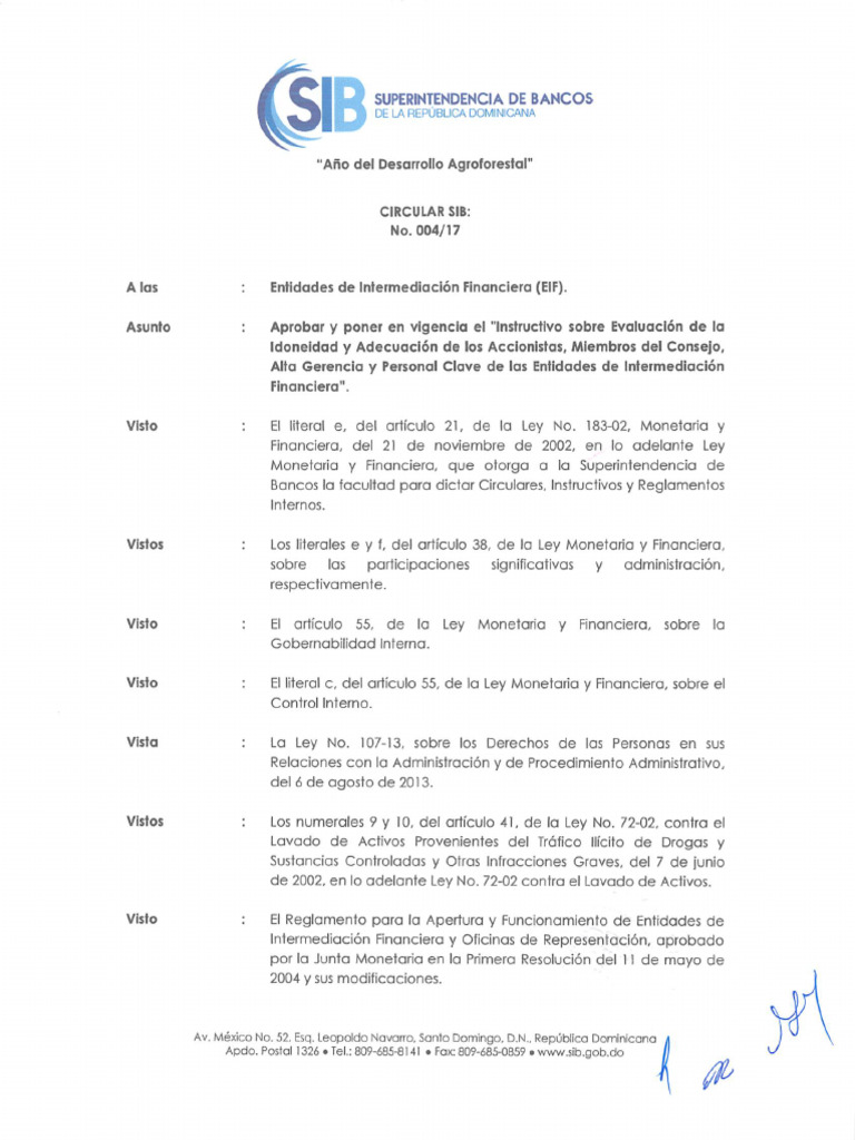 Evaluación de Idoneidad en Bancos RD | PDF | Bancos | Evaluación