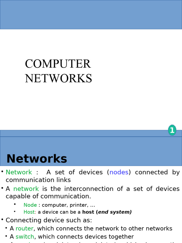 Computer Networks: Types and Criteria | PDF | Network Topology ...