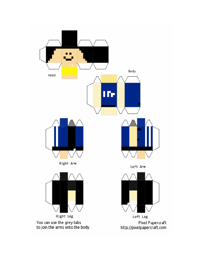 Plantillas papercraft QSMP | PDF