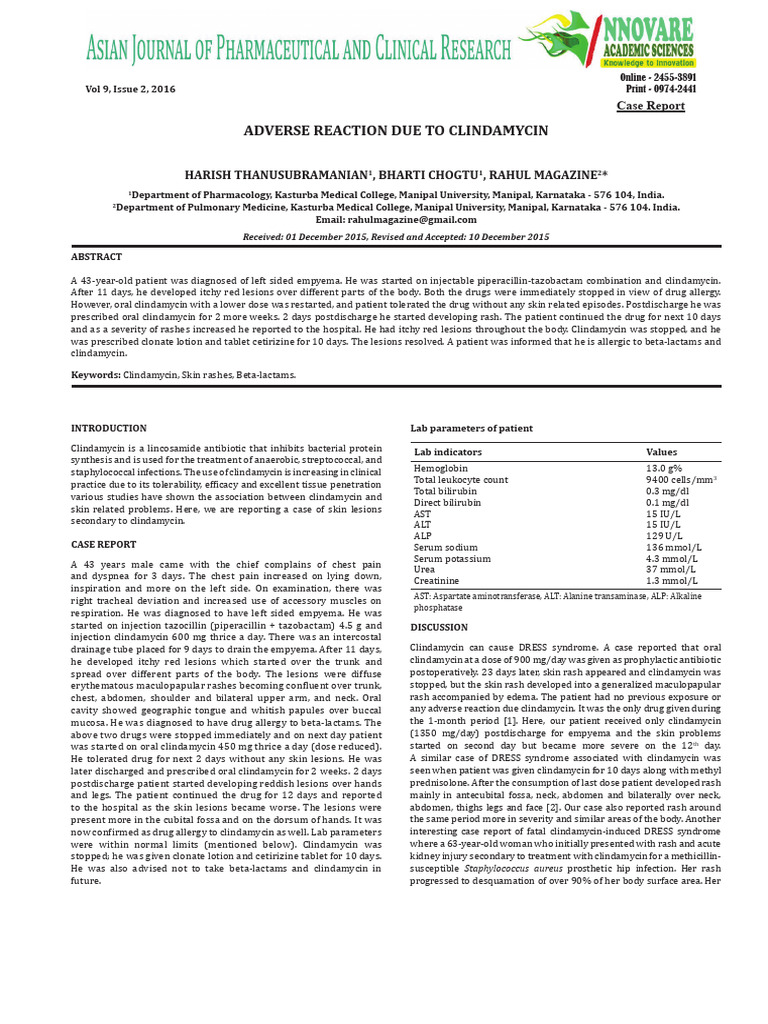 Admin,+Journal+Manager,+06 AJPCR 10167 CR | PDF | Alanine Transaminase ...