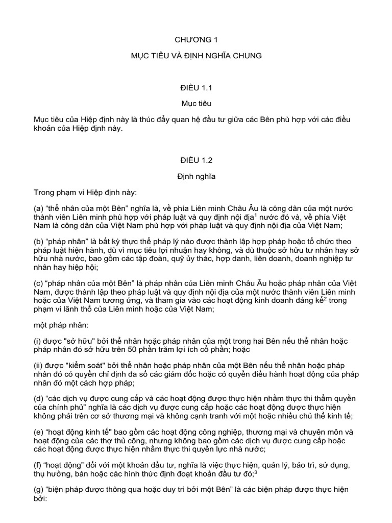 1 Chuong 1 Muc Tieu Va Dinh Nghia Chung | PDF