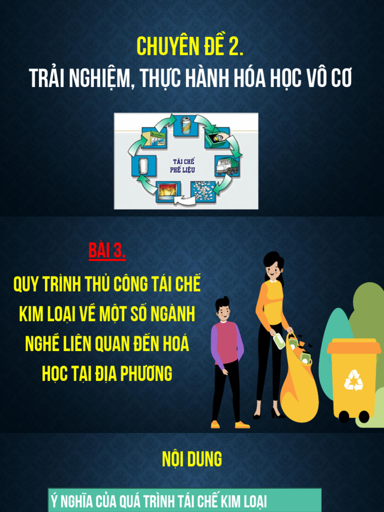 CDLC15 - BAI 3 Quy Trinh Thu Cong Tai Che Kim Loai 9dcbb | PDF