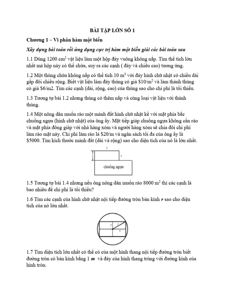 Bai Tap Lon So 1 (GT) | PDF