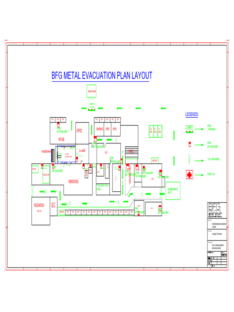 bfg metal evacuation layout-Model | PDF | Machines | Manufactured Goods