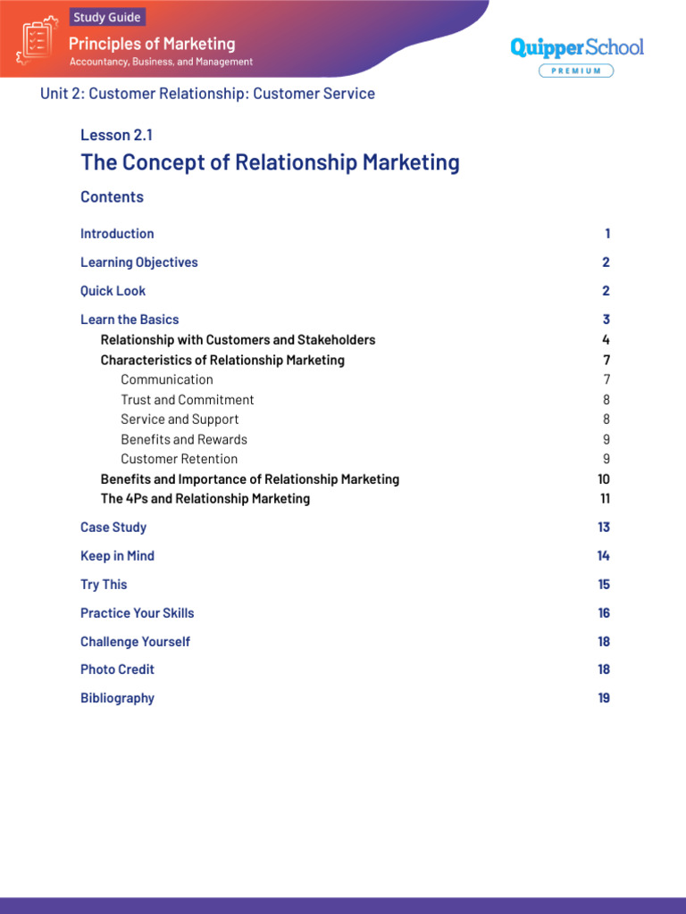 Understanding Relationship Marketing | PDF | Marketing | Customer