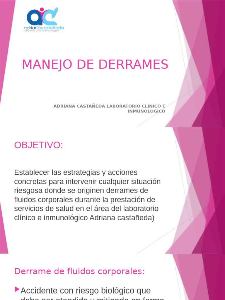 Protocolo de Derrames | PDF | Laboratorios