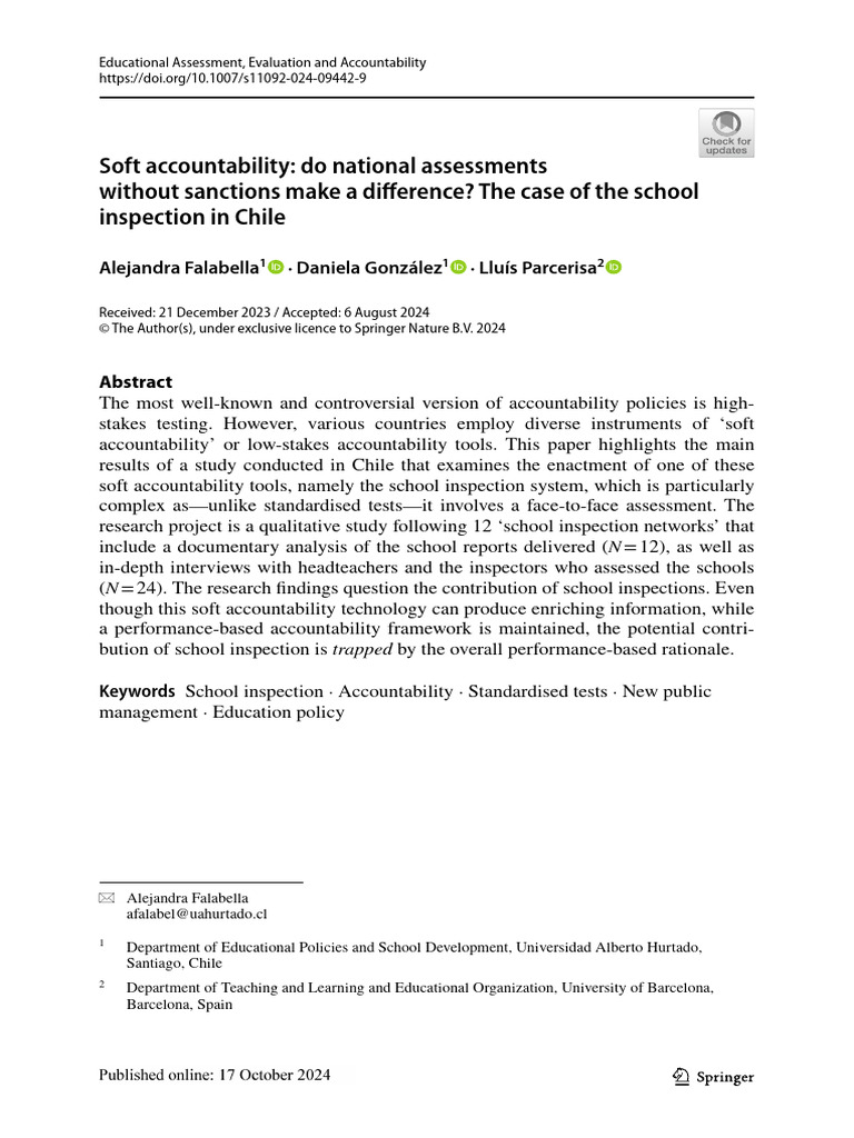 Soft Accountability Do National Assessmesments | PDF | Accountability ...