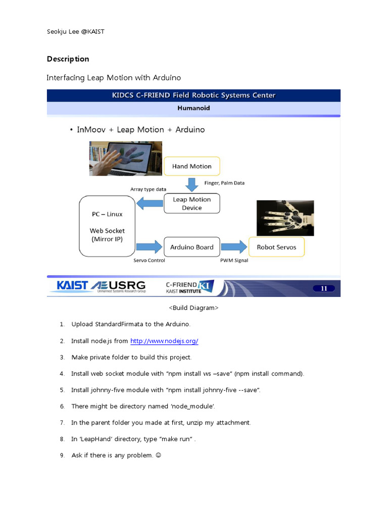 LeapHand Description | PDF