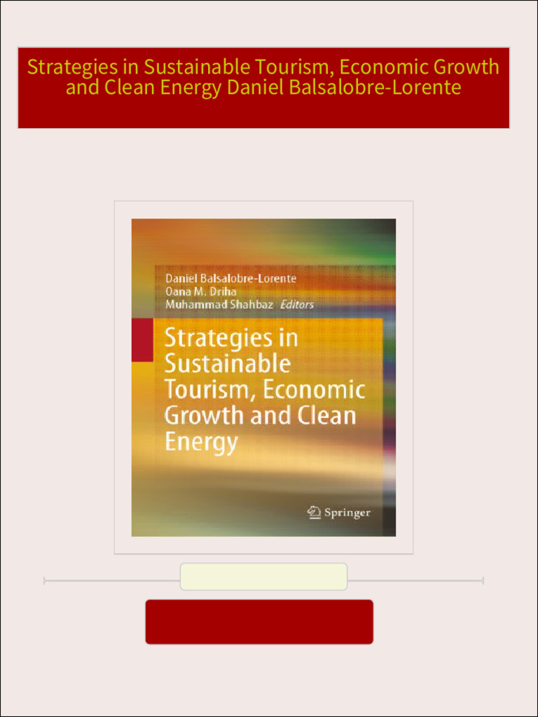 Immediate download Strategies in Sustainable Tourism, Economic Growth ... Immediate download Strategies in Sustainable Tourism, Economic Growth ...