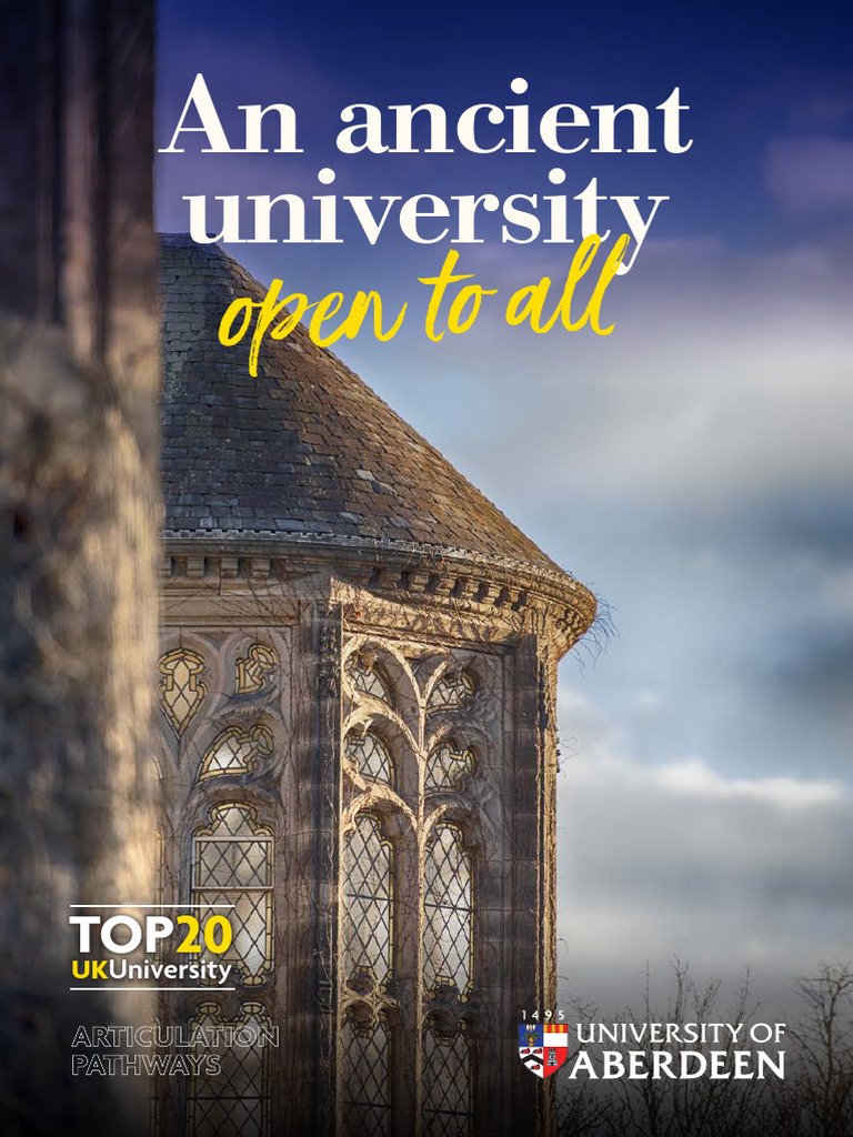 Aberdeen University Articulation Guide | PDF | Academic Degree ...
