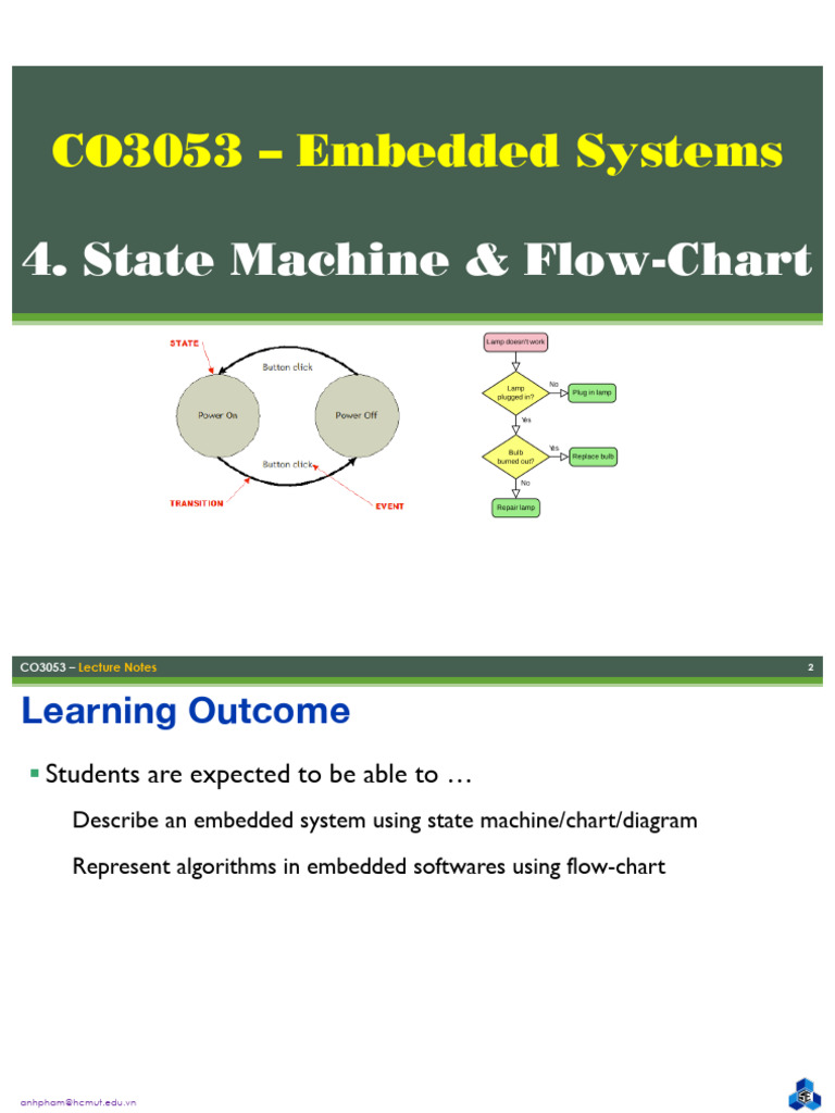 CO3053 - Lecture 4 - State Machine and Flowchart | PDF | Computer ...
