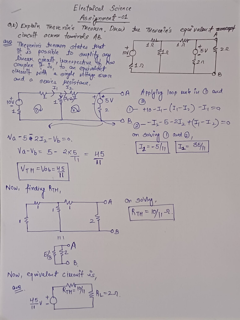 Assignment Electrical | PDF