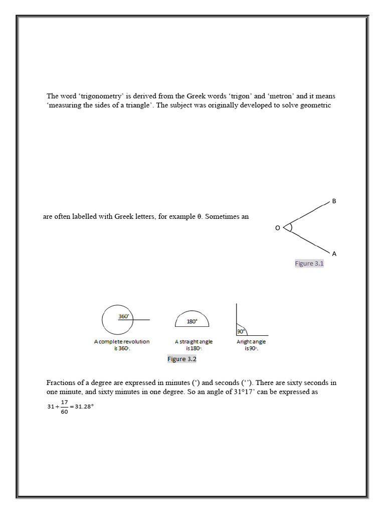 Trigonometric Functions | PDF | Trigonometric Functions | Triangle