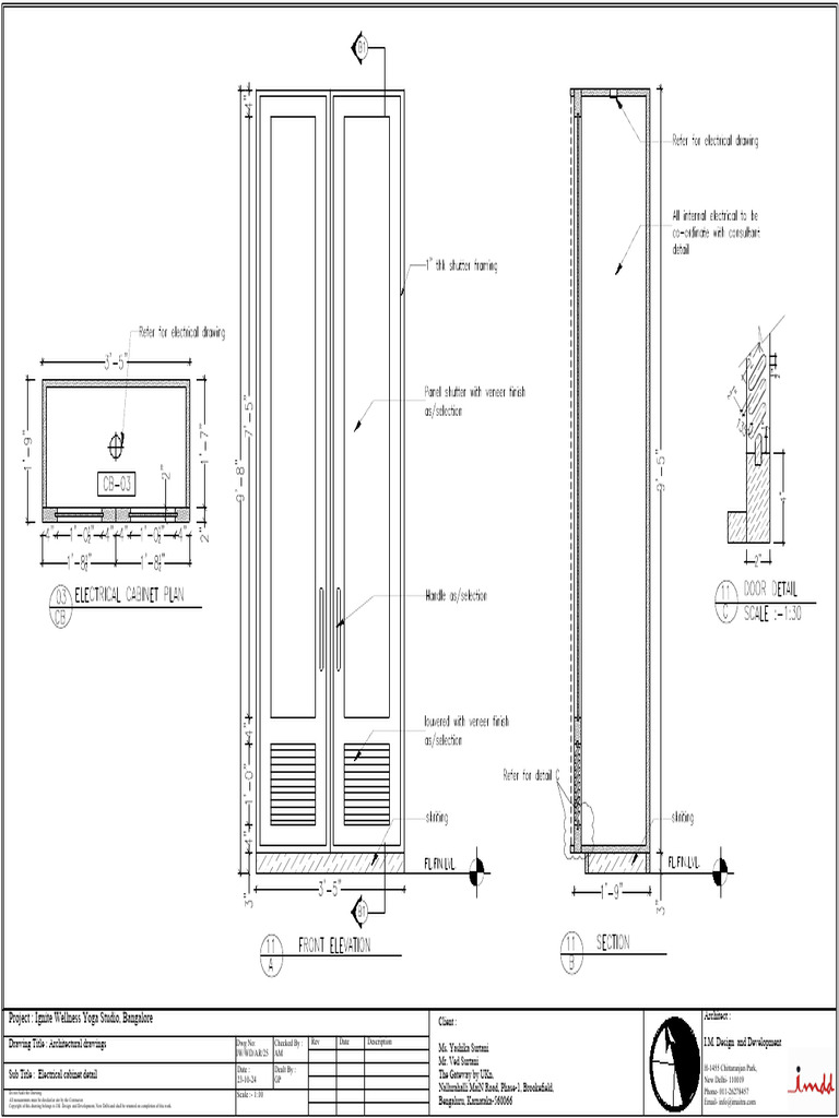 Ignite Studio Electrical Cabinet 231024 | PDF