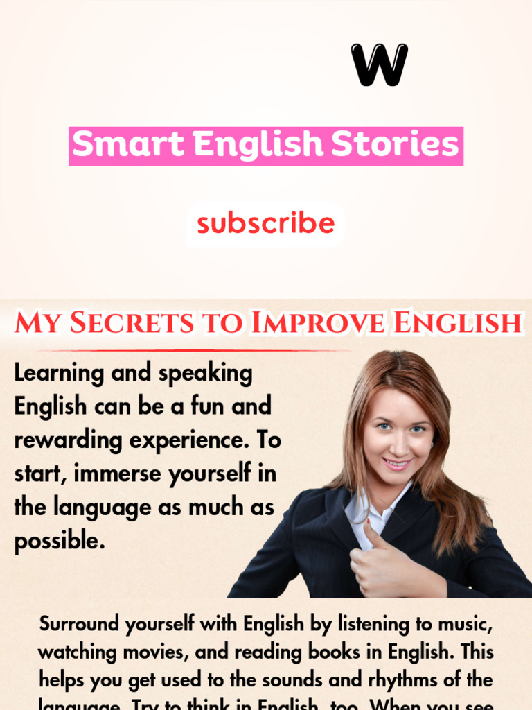 My Journey to Learn English Learn English Through Stories Level 1 Improve Your English | PDF ...