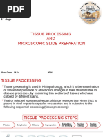 Practical Lecture Slide Preparation - Histology | PDF | Fixation (Histology) | Staining