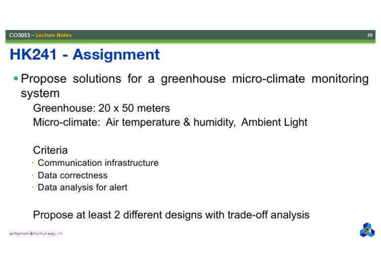HK241 Assignment | PDF