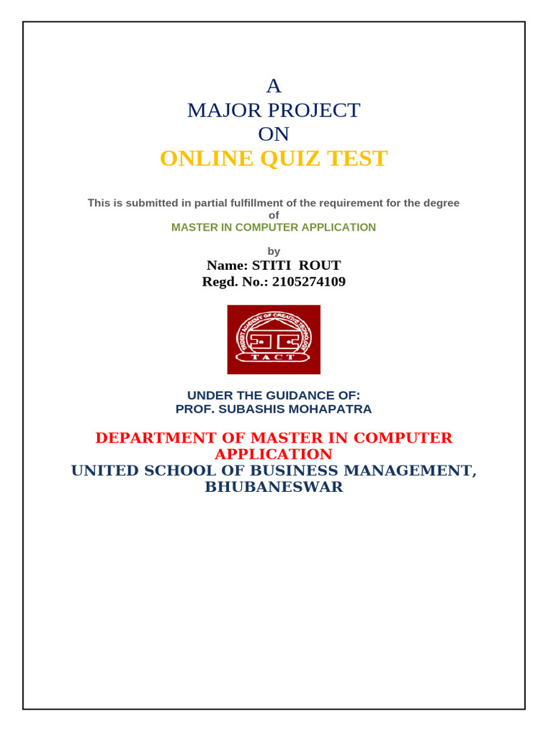 ONLINE QUIZ TEST-3 | PDF | Html | World Wide Web