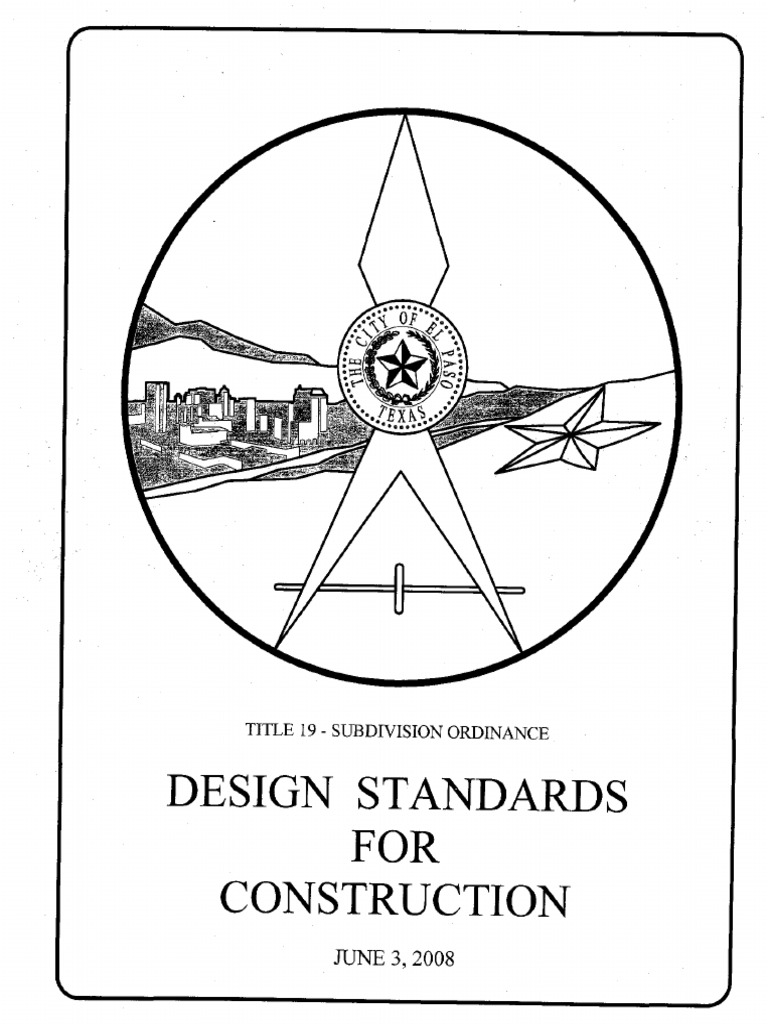 Title 19 Design Standards For Construction Recomendations | PDF