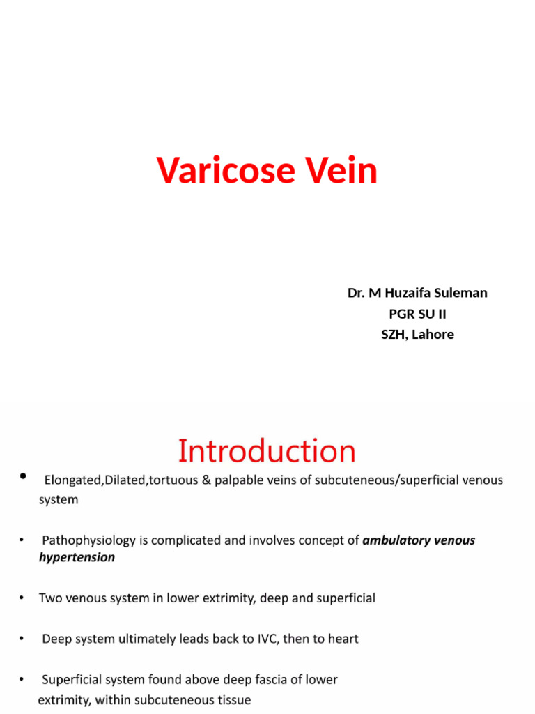 Varicose Vein | PDF